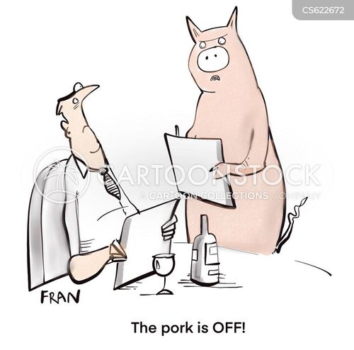 Pig Server Cartoons and Comics - funny pictures from CartoonStock