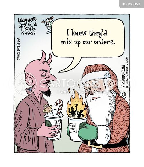Holiday Mix-up Cartoons and Comics - funny pictures from CartoonStock