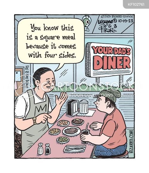 Hearty Meal Cartoons and Comics - funny pictures from CartoonStock