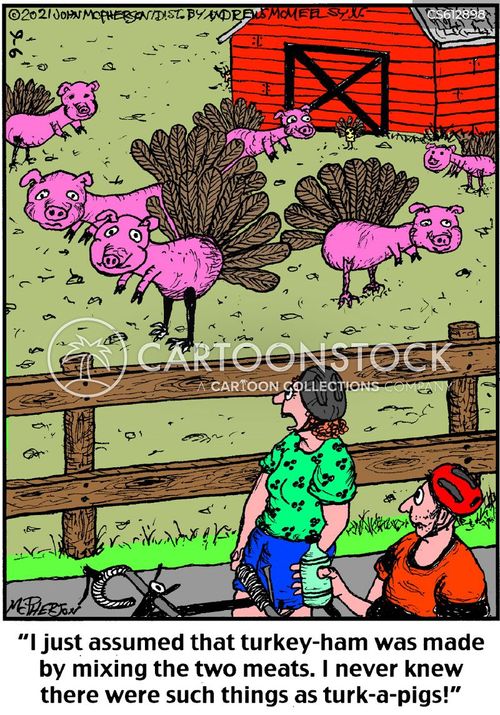 Turkey-ham Cartoons and Comics - funny pictures from CartoonStock