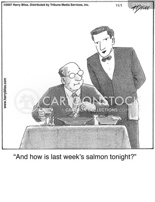 How Is The Salmon Cartoons and Comics - funny pictures from CartoonStock