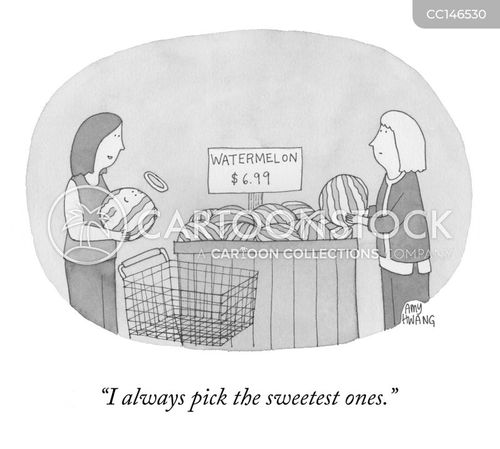 Seedless Watermelon Cartoons and Comics - funny pictures from CartoonStock