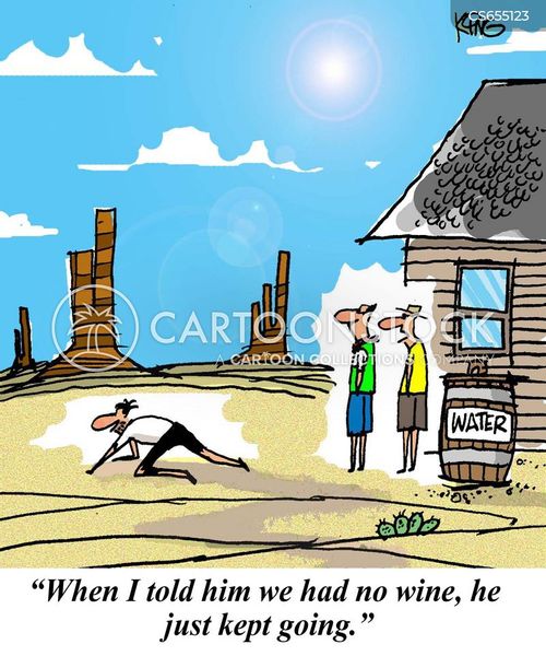 Dehydration Cartoons and Comics - funny pictures from CartoonStock