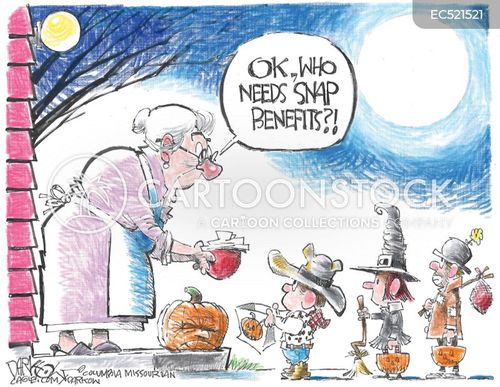 Snap Benefits Cartoons and Comics - funny pictures from CartoonStock