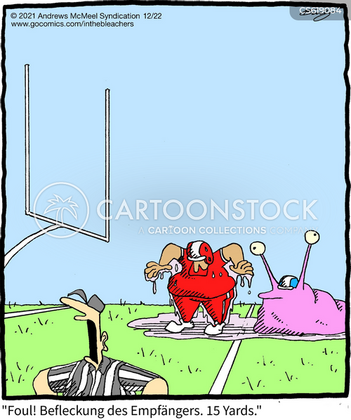 Cartoons und Karikaturen mit Sport-humor