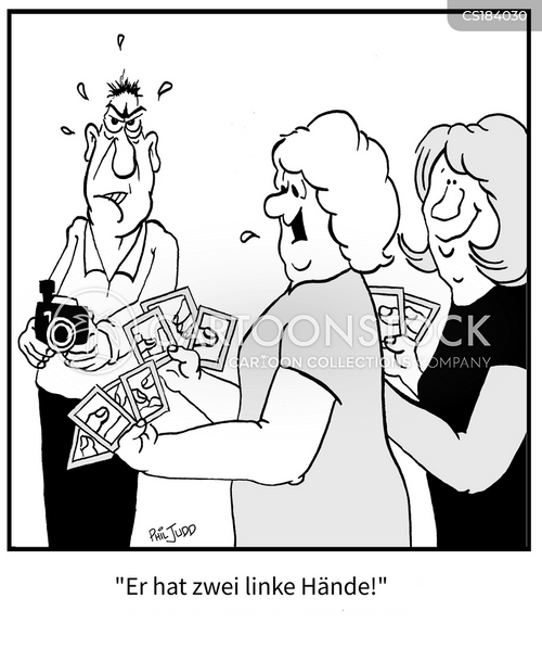 Cartoons und Karikaturen mit Alle Daumen
