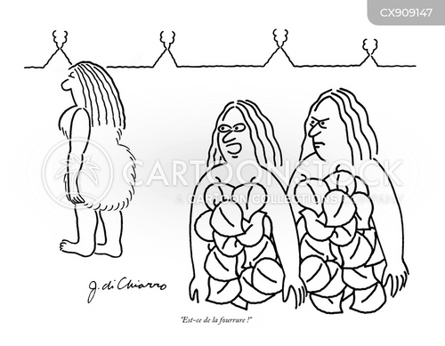 Dessins humoristique et caricaturés avec Commerce De La Fourrure