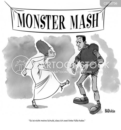 Cartoons und Karikaturen mit Monster Mash