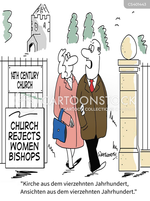 Cartoons und Karikaturen mit Kirche Von England