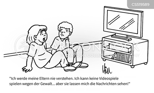 Cartoons und Karikaturen mit Unterschiedliche Regeln