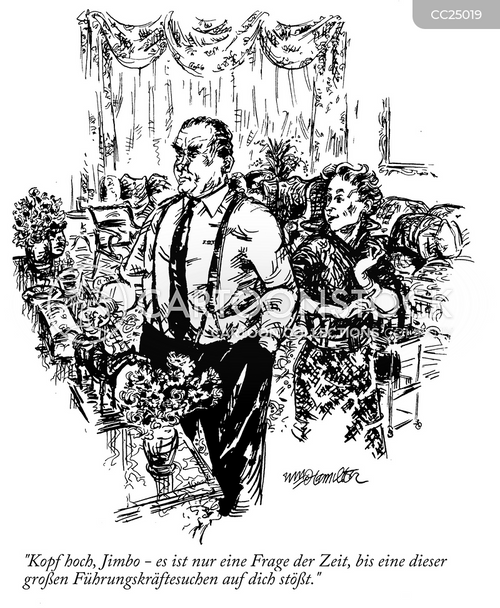 Cartoons und Karikaturen mit Jobwechsel