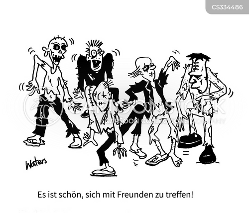 Cartoons und Karikaturen mit Freundschaftsreflexion