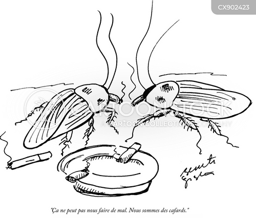 Dessins humoristique et caricaturés avec Cigarettes