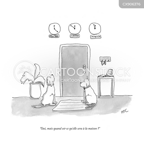 Dessins humoristique et caricaturés avec Conversion De Fuseau Horaire