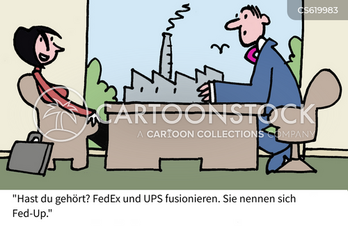 Cartoons und Karikaturen mit Fedex