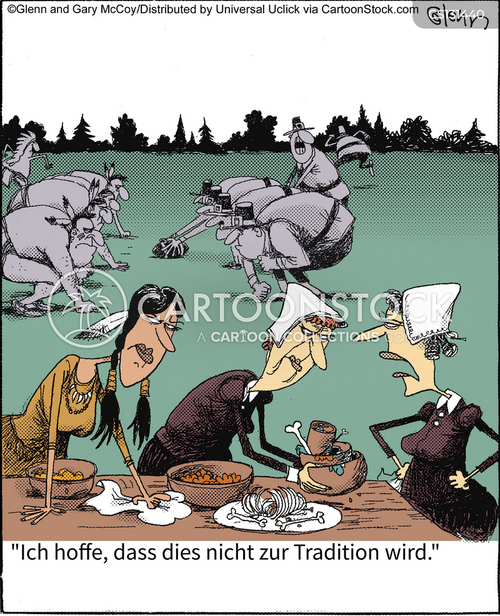 Cartoons und Karikaturen mit Aktualisierte Traditionen