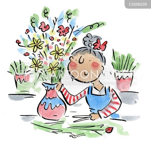 Ikebana Cartoons and Comics - funny pictures from CartoonStock