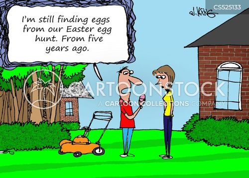 Easter Egg Hunt Cartoons and Comics - funny pictures from CartoonStock
