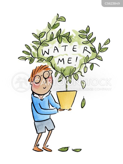 Indoor Plants Cartoons and Comics - funny pictures from CartoonStock