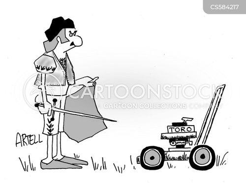 Lawnmower Cartoons and Comics - funny pictures from CartoonStock