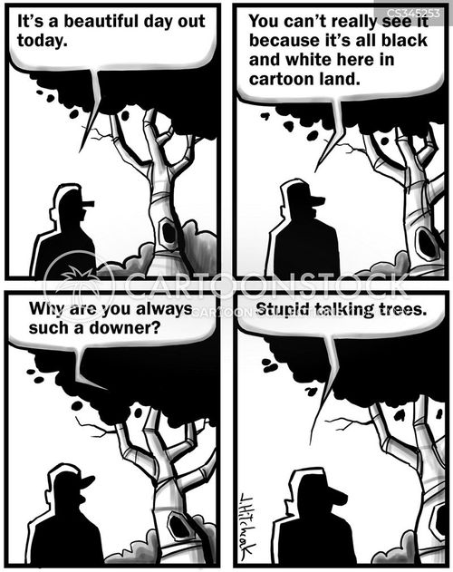 Talking Trees Cartoons and Comics - funny pictures from CartoonStock