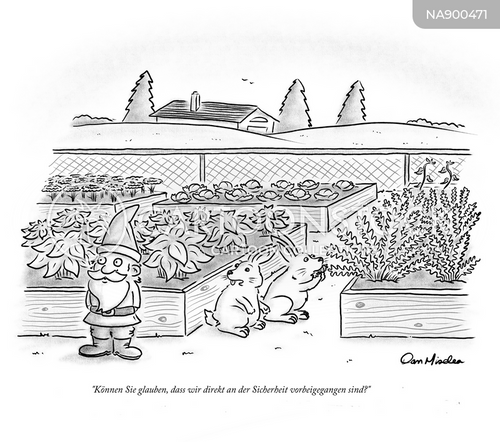 Cartoons und Karikaturen mit Erpressungsschema