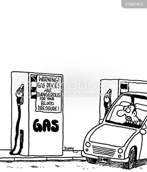Pain At The Pump Cartoons and Comics - funny pictures from CartoonStock