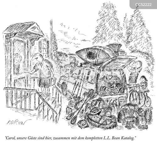 Cartoons und Karikaturen mit Spazieren Gehen