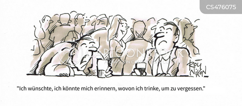 Cartoons und Karikaturen mit Freiwillige Amnesie