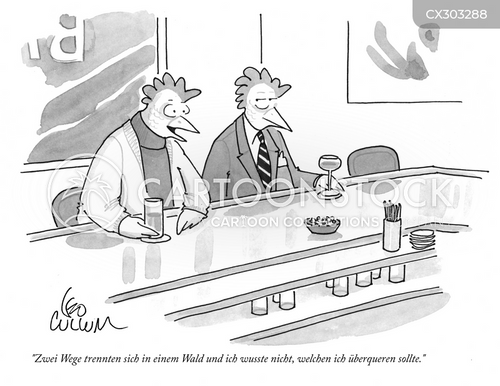 Cartoons und Karikaturen mit Gedichte