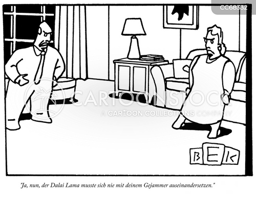 Cartoons und Karikaturen mit Aus Der Komfortzone Ausbrechen