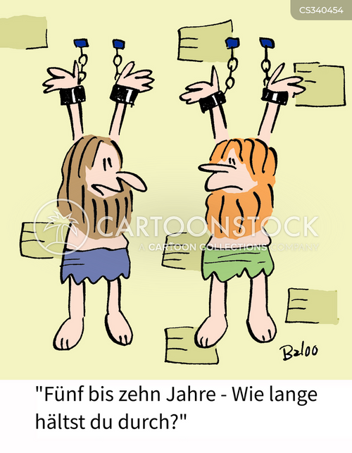 Cartoons und Karikaturen mit Hangzeit