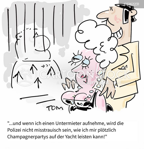 Cartoons und Karikaturen mit Banale Konversation
