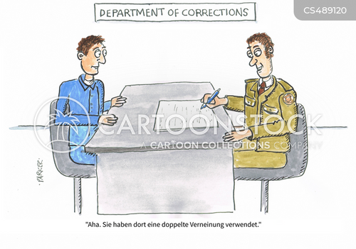 Cartoons und Karikaturen mit Aha
