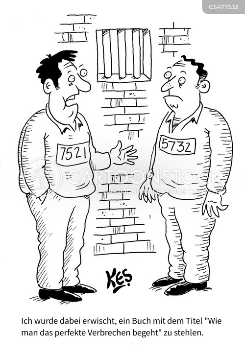 Cartoons und Karikaturen mit Perfekte Verbrechen