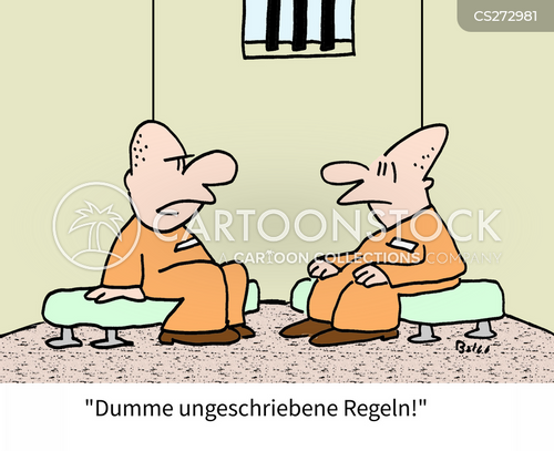 Cartoons und Karikaturen mit Absurde Regeln
