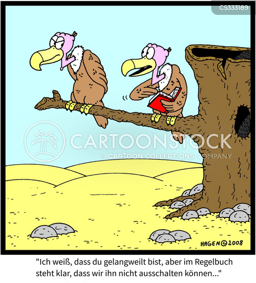 Cartoons und Karikaturen mit Regelwerk