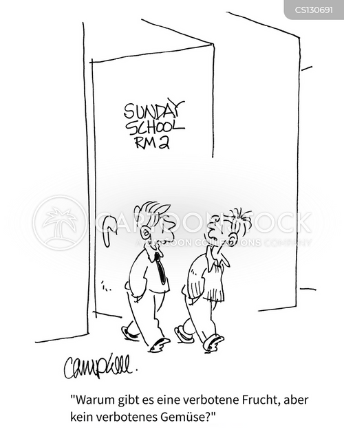 Cartoons und Karikaturen mit Verbote