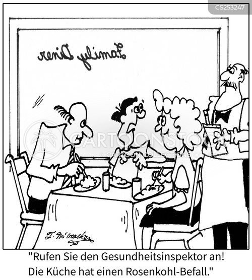 Cartoons und Karikaturen mit Der Inspektor