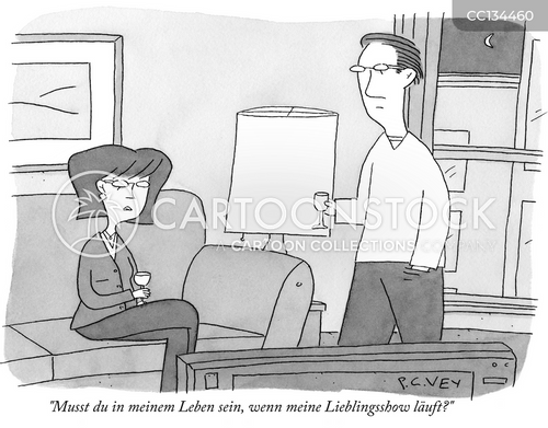 Cartoons und Karikaturen mit Fertig