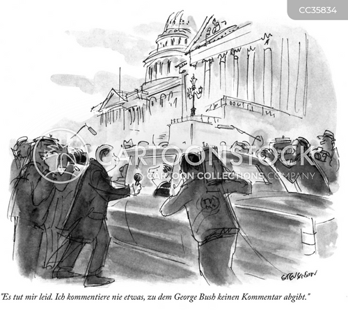 Cartoons und Karikaturen mit George H. W. Bush