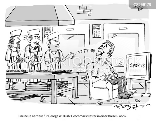 Karikatuur Van George Bush