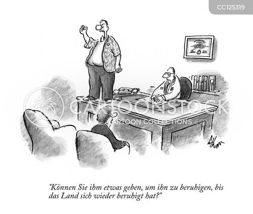 Cartoons und Karikaturen mit Sauer