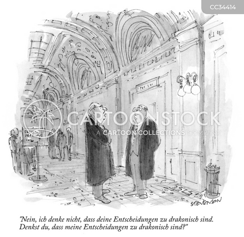 Cartoons und Karikaturen mit Prozessstrategie