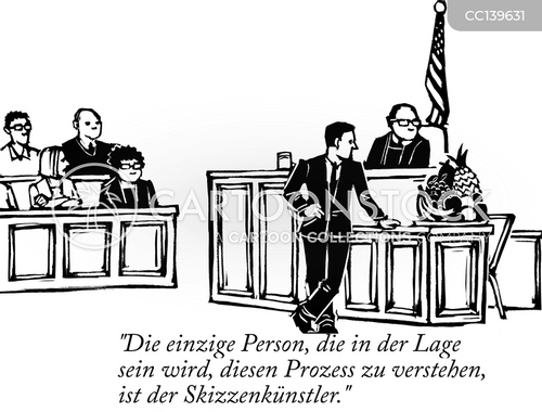 Cartoons und Karikaturen mit Visuelle Darstellung