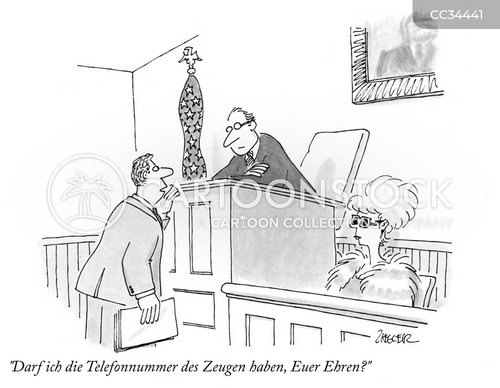 Cartoons und Karikaturen mit Juristenkarrieren