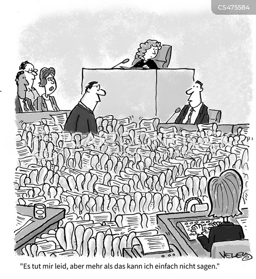 Cartoons und Karikaturen mit Stenotypisten