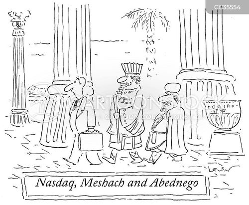 Cartoons und Karikaturen mit Nasdaq Composite Index