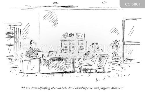 Cartoons und Karikaturen mit Jobwechsel