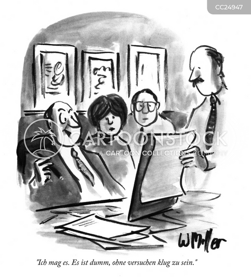 Cartoons und Karikaturen mit Unternehmens-buzzword